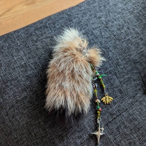 Custom Beaded Tail Keychain for Therians, Furries, Cosplay, Alternative ...