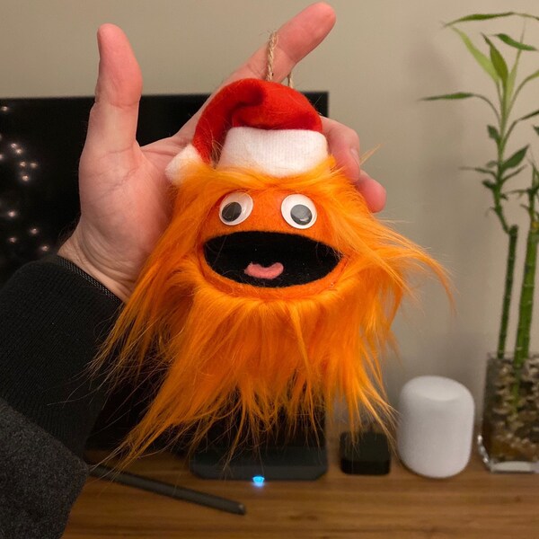 Gritty Ornament - 3D Felt, Handmade - Etsy