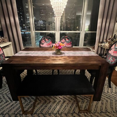 Funky Hot Pink Leopard Dining Chair - Etsy