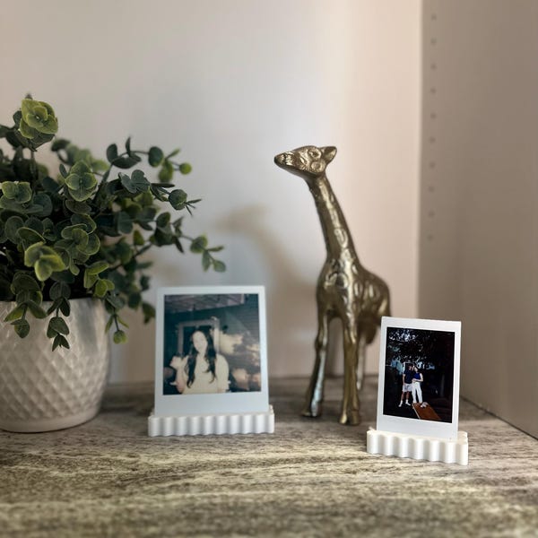 Instax Mini Polaroid Photo Stand Set of 3, Modern Fujifilm Instant Film ...