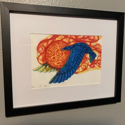 Nanuq in Blue Alaska Native Inupiaq Art Sticker - Etsy