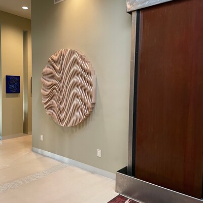 Giant Parametric 3D Wave Wall Artwork Wave 11'6 H - Etsy