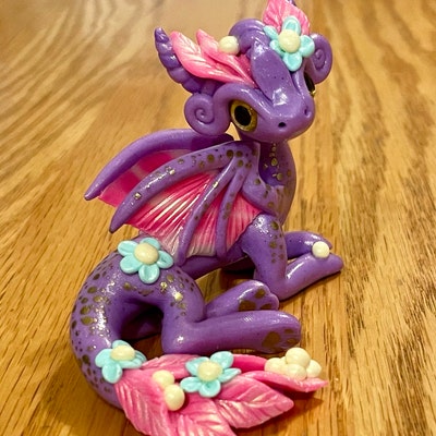 Polymer Clay Dragon DND Dice Holder - Etsy