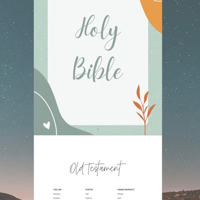 Digital WEB Bible, Digital Bible Notes, Digital Journaling Bible ...