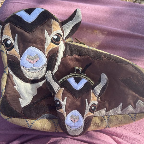 Hippopotamus Purse, Hippo Coin Purse, Purse, Felt Hippo Metal Frame ...