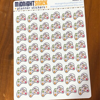 Video Game Planner Stickers Game Controller Icon Stickers - Etsy Canada