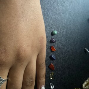 Seven Chakra Set Stone Chips 7 Chakra Crystal Set Small Crystal Chips ...