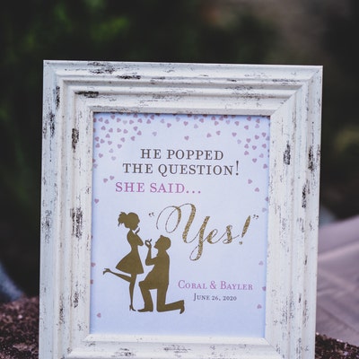 Bridal Shower Sign Printable Download . He Popped the Question She Said ...