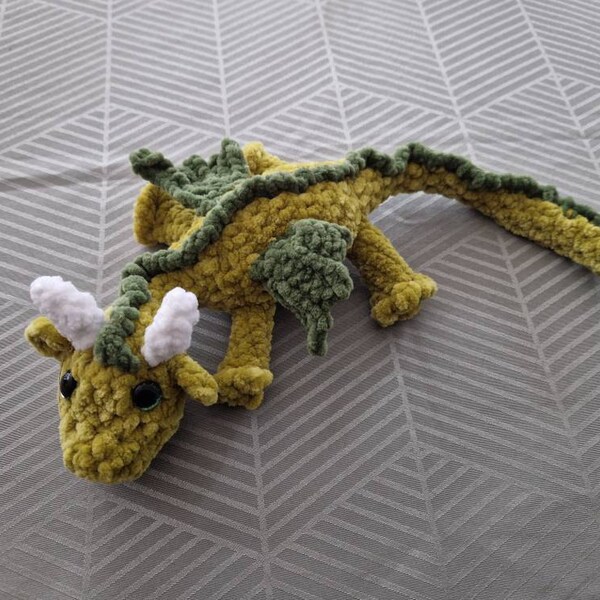 Diddy Dex the Palm Sized Snuggler Dragon Crochet Pattern Amigurumi ...