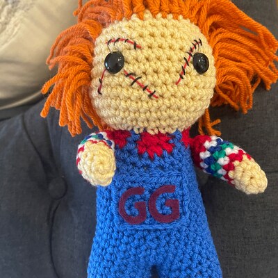 Handmade Crochet Amigurumi Chucky - Etsy