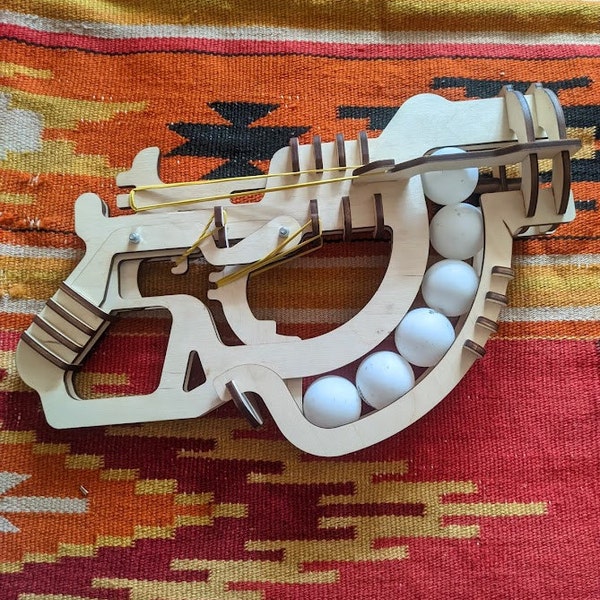 Ping Pong Gun, Ping Pong Ball Shooter, Handmade Child's Toy, Toy Gun ...
