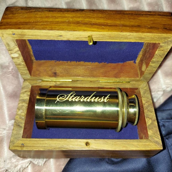 Personalized TELESCOPE & BOX Telescopes Custom Engraved Groomsmen Gifts ...