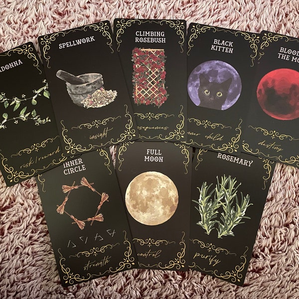 Practical Magic : Inner Witch Oracle Deck With Drawstring Velvet Bag ...