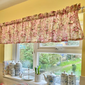 Floral Black Valance Swags Large Beautiful Pink Purple White Roses ...