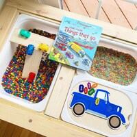 Flisat Blue Truck Board Insert, Flisat Insert Sorting, Trofast Insert ...