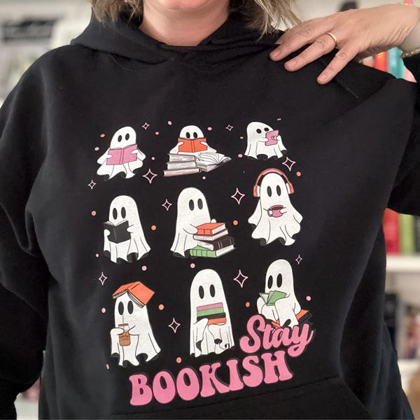 All Boooked for Christmas Ghosty Tee T-shirt Bookish T-shirt Bookish ...