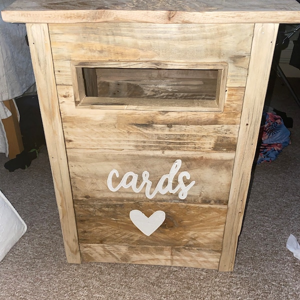 Handmade Rustic Letterbox for Weddings- CUSTOMISABLE | Wedding ...