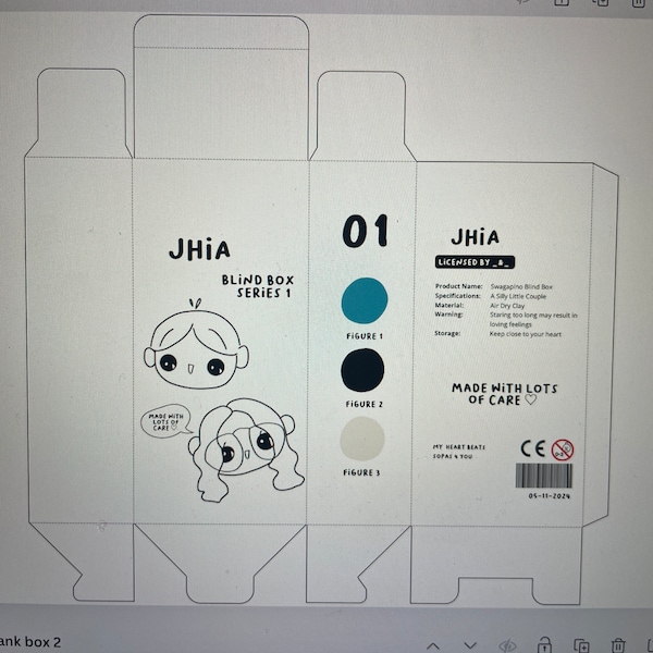 Printable DIY Blind Box Template | Personalized Gift - Etsy Australia