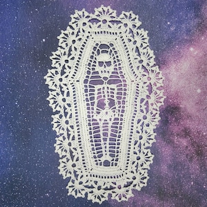 The Skulls of Muerta Doily Pattern Skull Doily Pattern - Etsy