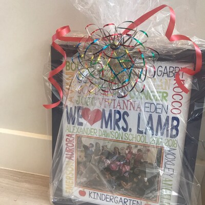 Gift for Teacher Class Photo Gift Teacher Appreciation Gift From Class ...