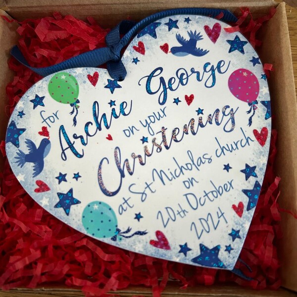 Beautiful Leaping Hare and Bluebird Illustrated Wooden Heart Hanger ...