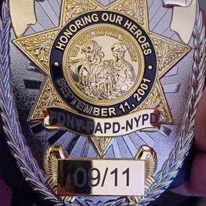Limited Edition 9/11 Memorial Police Badge - Etsy