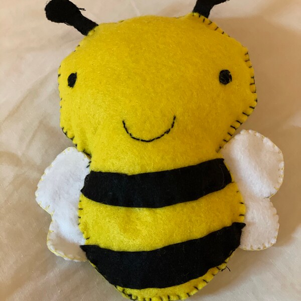 Bumblebee Sewing Pattern, Stuffed Felt Bee Plushie Pattern, Bumble Bee ...