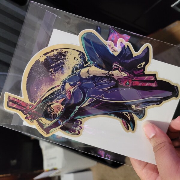 Love is Blue | Bayonetta Vinyl Sticker - Etsy