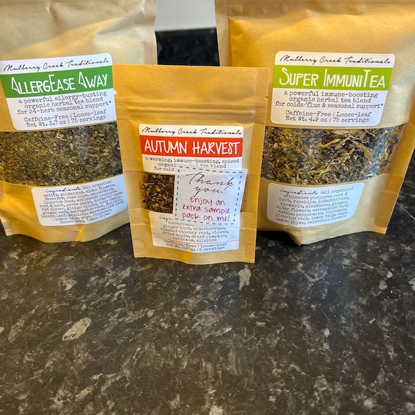Super Immunitea - Organic Loose-leaf Medicinal Herbal Tea (for the ...