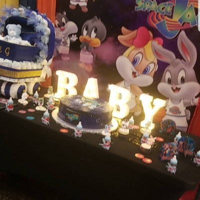 Baby Space Jam Backdrop Baby Shower Backdrop Vinyl Backdrop - Etsy