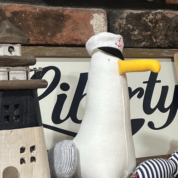 Seagull Captain, Captain O’gull, Captain Hat, Collectible Toy, Nursery ...