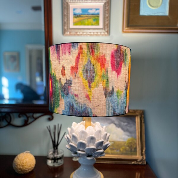 Modern Floral Chandelier Shade - Sconce Shade - Custom Lampshades ...