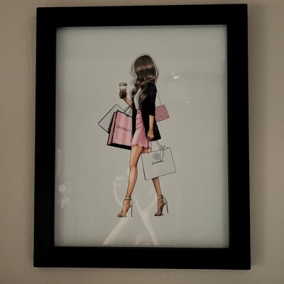 Brown Hair Girl Laminated Stickers for Tumblers, Laptop, Phone Cases ...