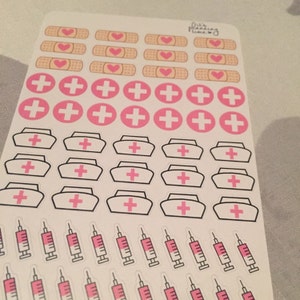 Nurse Edition Assorted Planner Sticker Sheet - Etsy