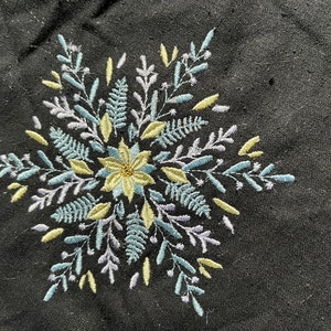 Magic Machine Embroidery Design Fairy Christmas Snowflake Embroidery ...