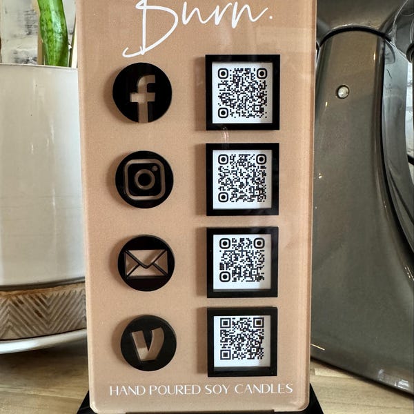 Artist Sign, Self Adhesive, Acrylic Plaque, Personalized Gallery Wall ...