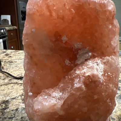 Original Himalayan Salt Rock Lamp 6-12 Lbs for Healing Made With 100% ...