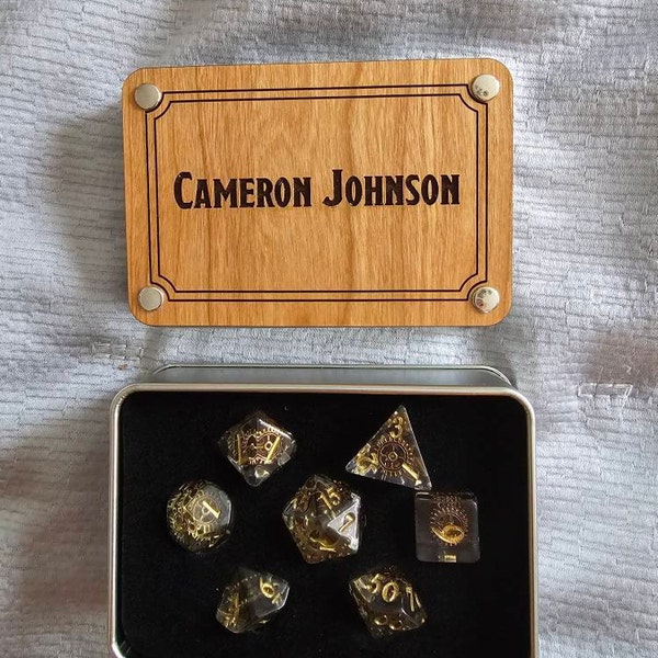 Mushroom Dice Vault and Multicolored Mushroom Dice Set, Dice Set ...