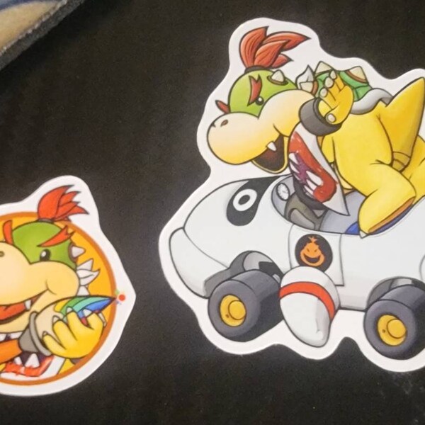 Bowser Jr. Driving the Super Blooper Kart From Mario Kart Tour ...