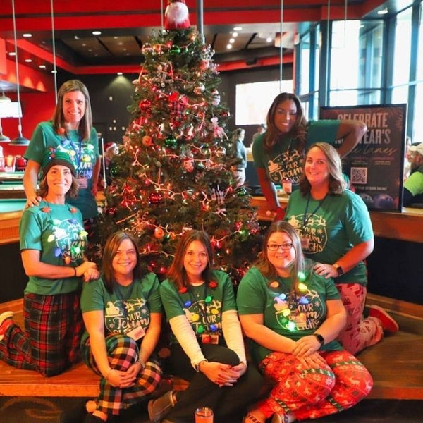 Our Team Sleighs Matching Shirt, Team Christmas Shirts for Office ...