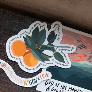 Religious Christian Faith God of the Mountains Decal Sticker - Etsy