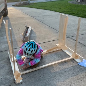 Unfinished Pet Ramp With Slats for Traction Wood Dog Ramp Pet Furniture ...