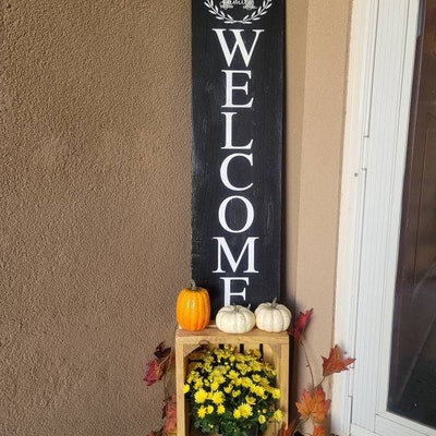 Personalized Porch Sign 4 FT 5 FT Leaning Sign Porch Decor Last Name ...