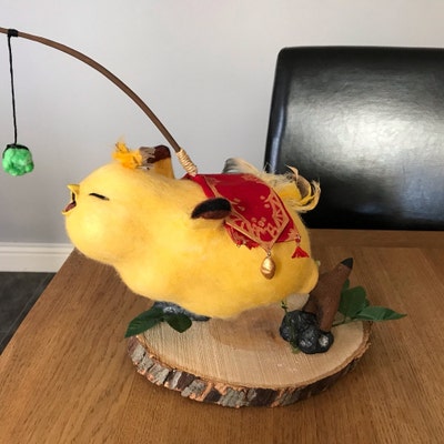 Moogle Final Fantasy Figure FF XIV Felt Felted Statue - Etsy