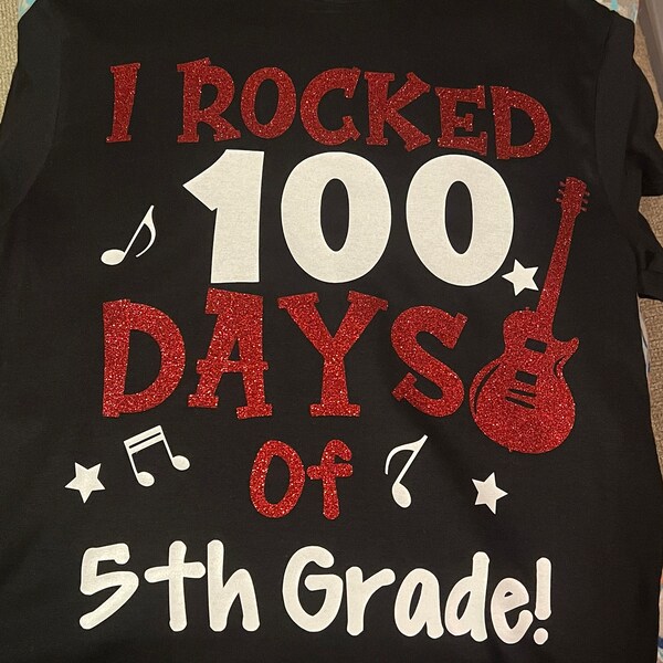 I Rocked 100 Days, 100 Days of School, 100th Day of School, Boys 100th ...