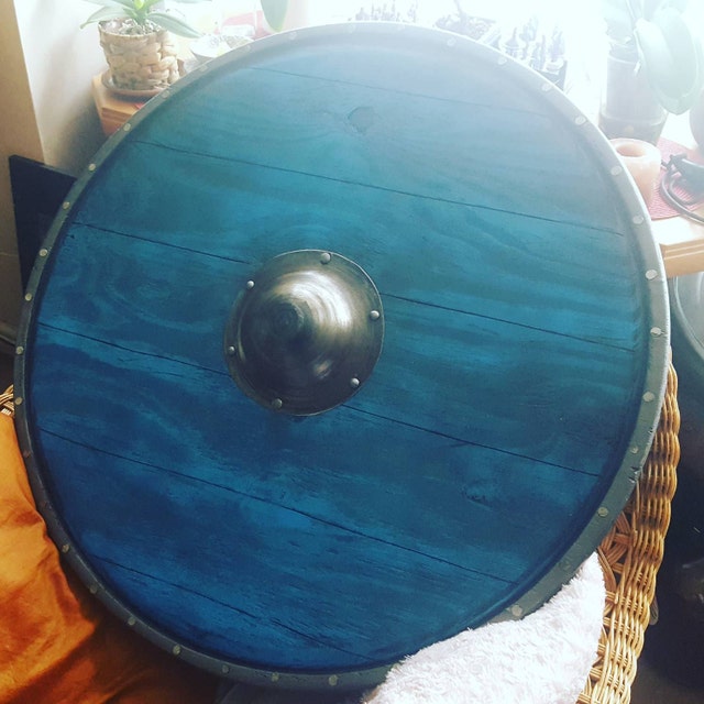 Ragnar & Lagertha Lothbrok VIKINGS SHIELD Hand Made | Etsy