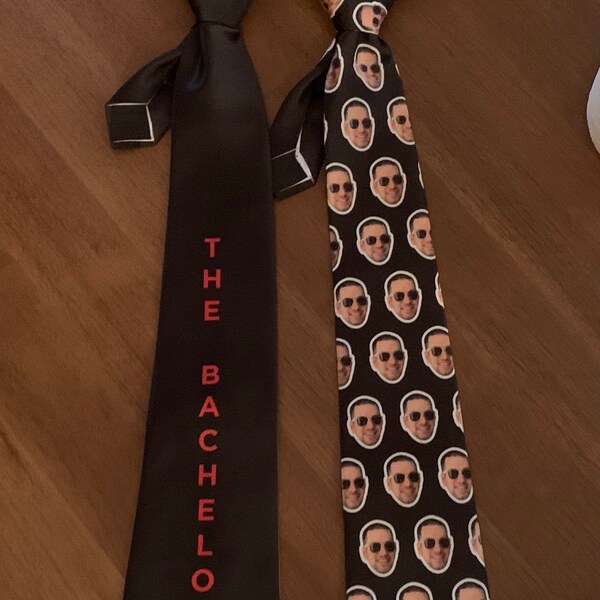 Custom Photo Tie, Personalized Face Photo Tie, Personalized Ties ...