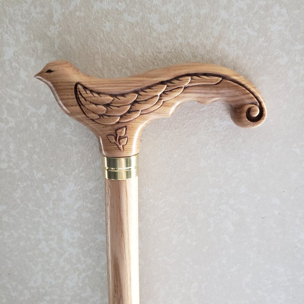 Swallow Bird Light Wooden Walking Cane Ladies Walking Stick Elegant ...