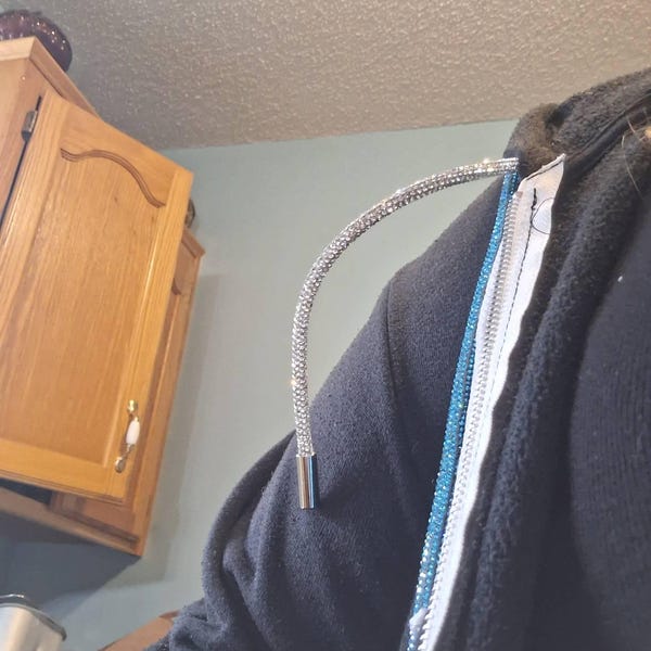 Glitter Hoodie String With Metal Ends, Hoodie Drawstring - Etsy