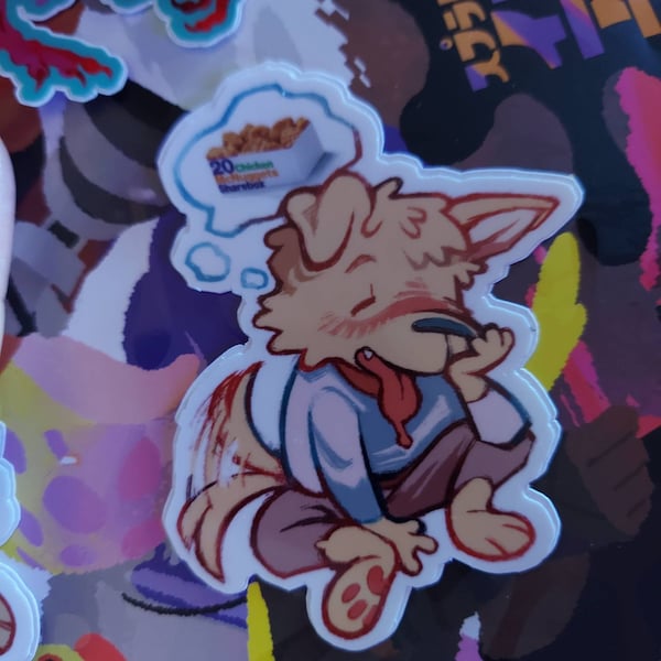 Dog Laios Stickers | Dungeon Meshi - Etsy